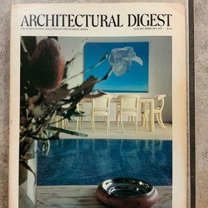 Architectural, Digest, 1970's, Magazine, AD, Home, Decorating, Mid ...