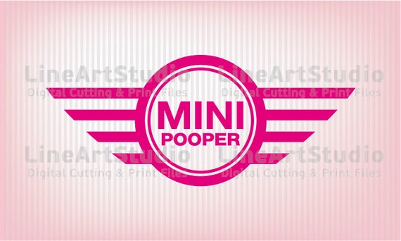 Mini Pooper SVG-bestanden SVG bestanden knippen snijden | Etsy