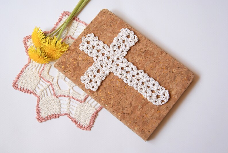 White Cross Bookmark With Elegant Gold Thread, Bible Bookmark Holy ...