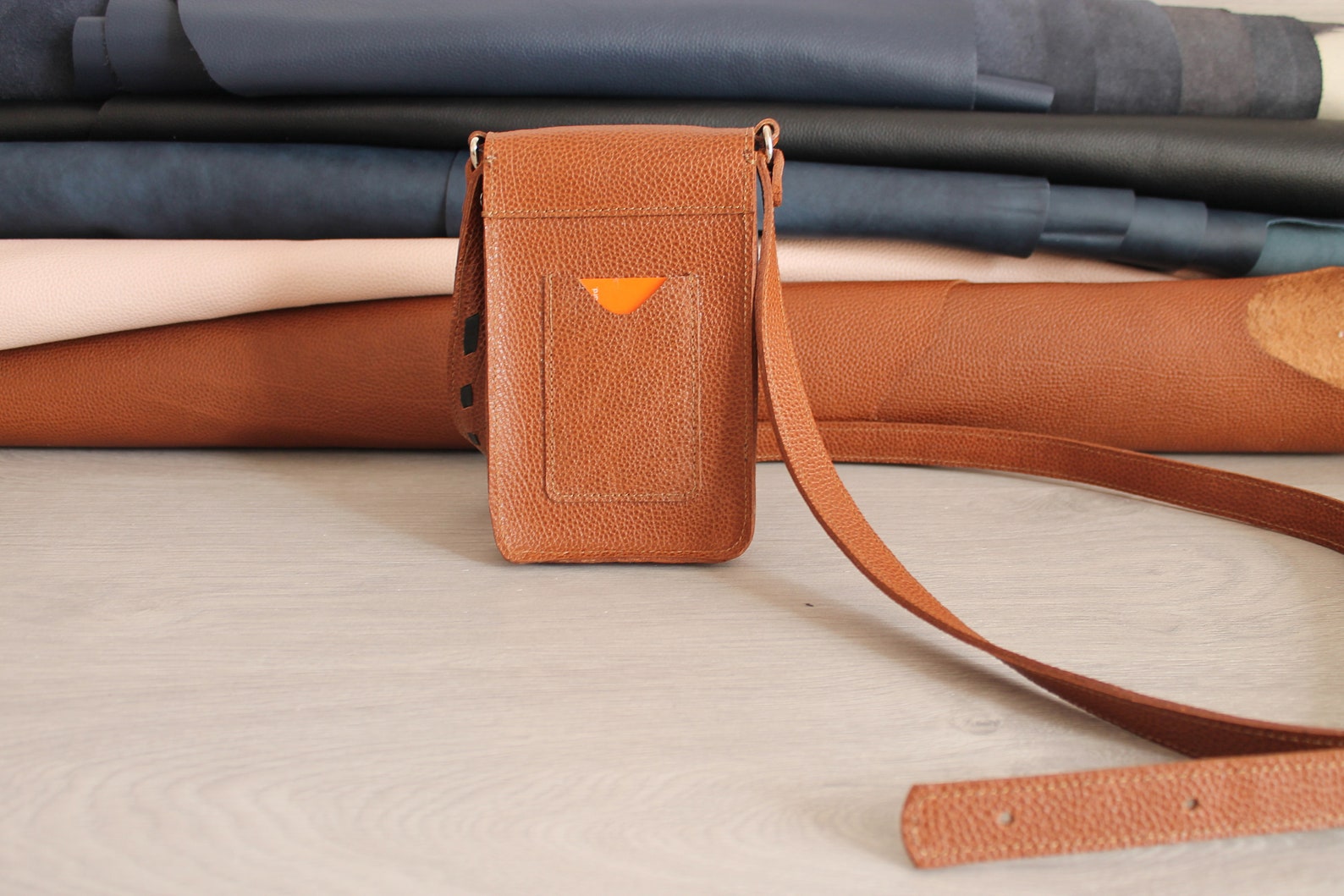 Leather Mobile Phone Bag, Shoulder Bag, Small Bag - Etsy