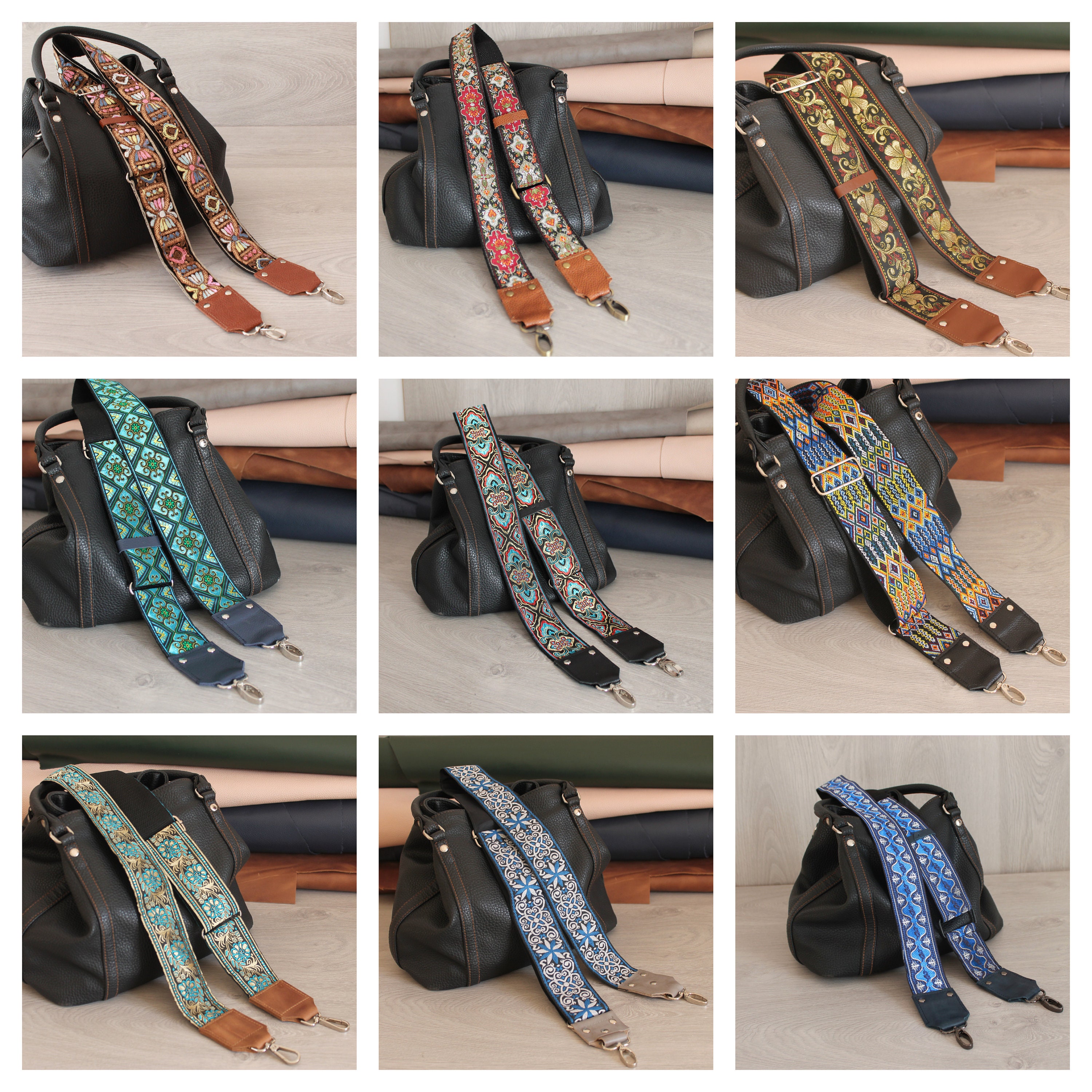 Crossbody Bag Strap Shoulder Strap for Bag Guitar Style Strap Bag Strap ...