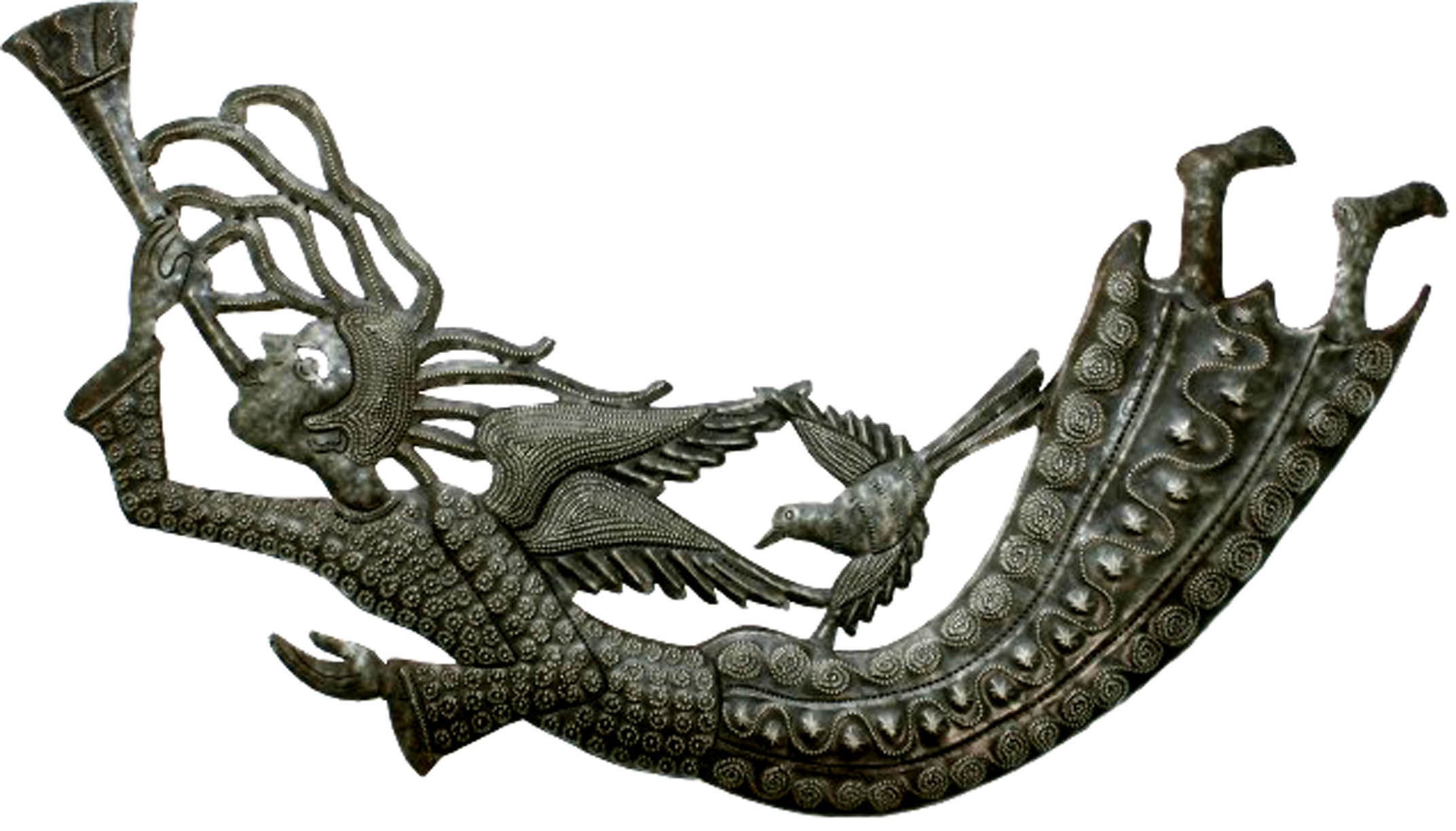 METAL ANGEL Metal Wall Hanging Angel Wall Art Recycled | Etsy