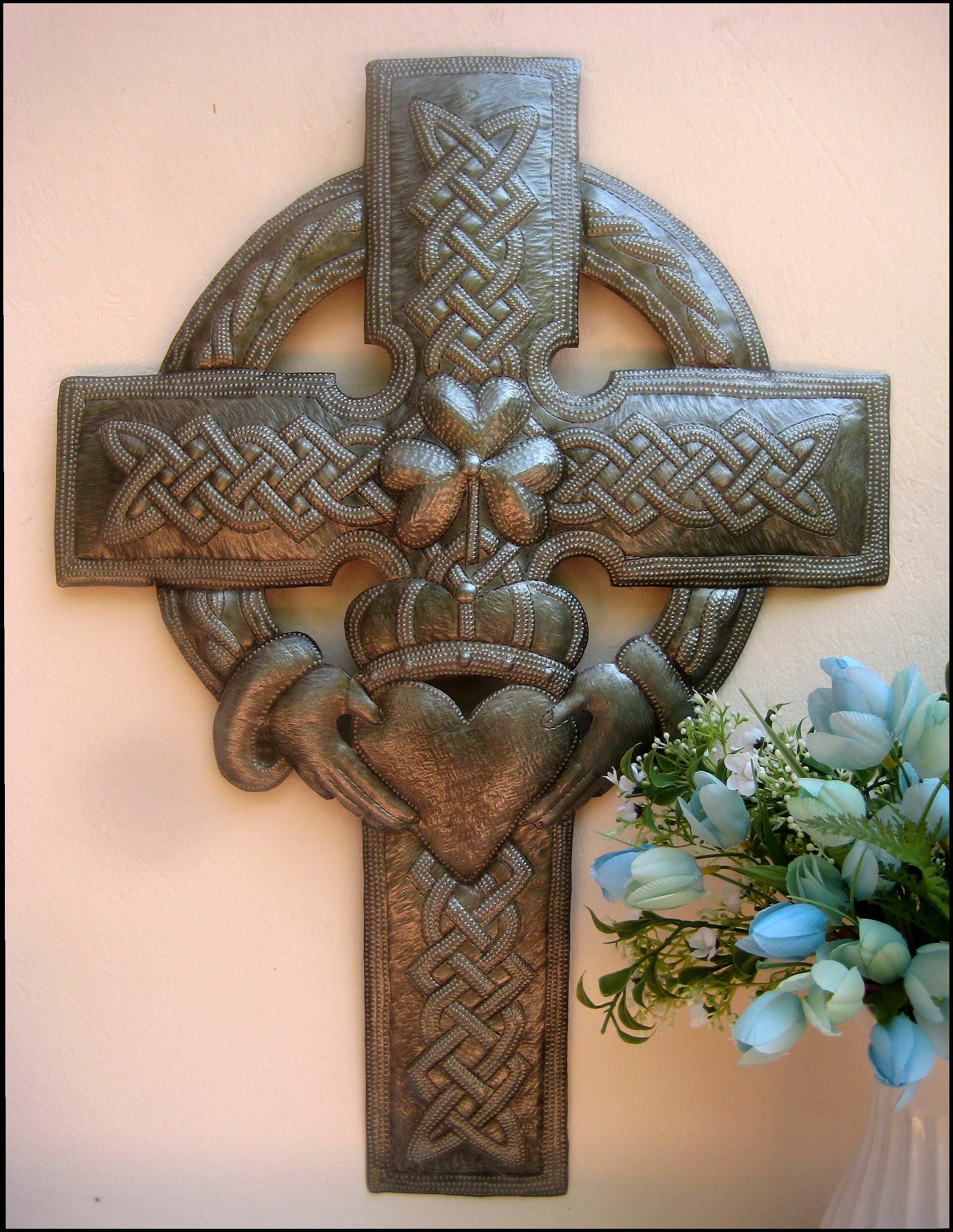 METAL CROSS ART 26 Celtic Cross Christian Cross Wall - Etsy