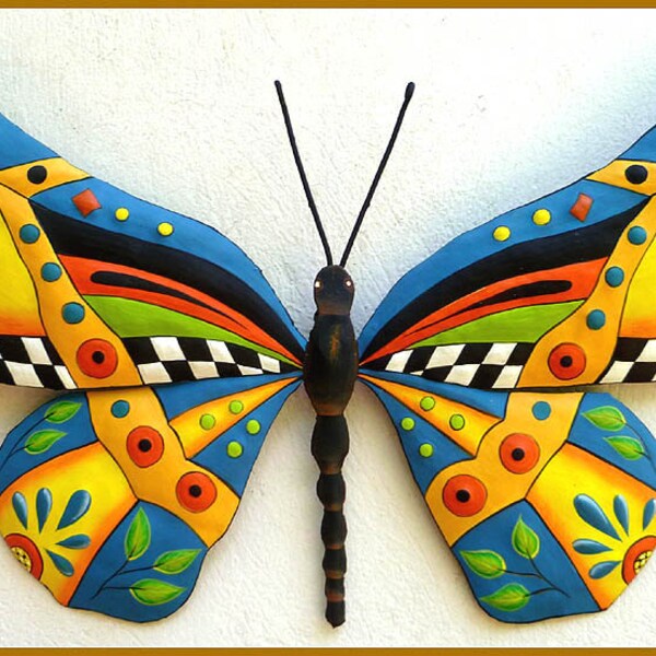Metal Butterfly Wall Art - Etsy