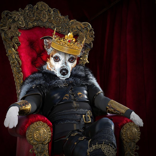 Royal Pet Portrait - Etsy
