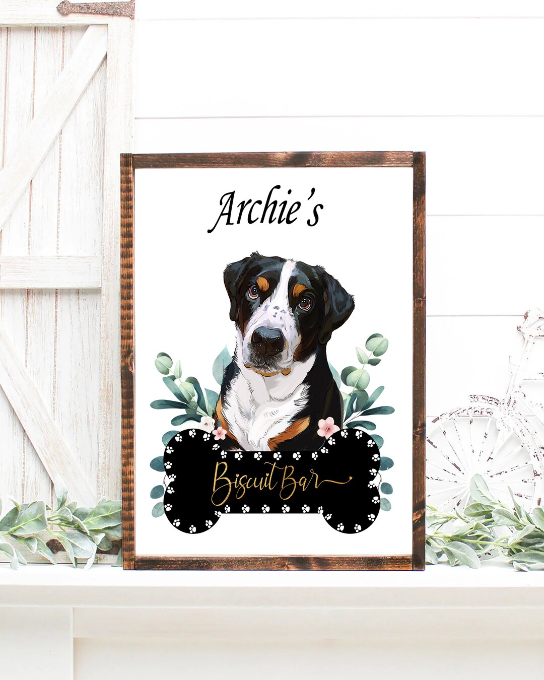Dog Biscuit Bar Wedding Bar Menu Dog Bar Sign Wedding Drink Sign Custom ...