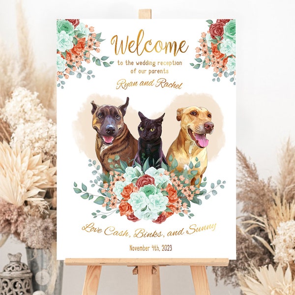 Pet Wedding Sign - Etsy