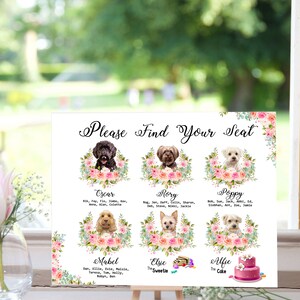 Dog Signature Drink Sign Dog Cocktail Sign Pet and Cocktail Portrait ...