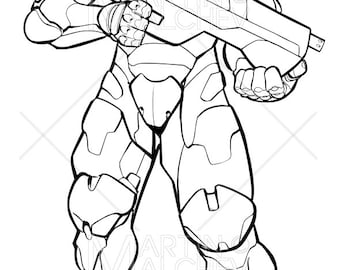 Terminator drawing | Etsy