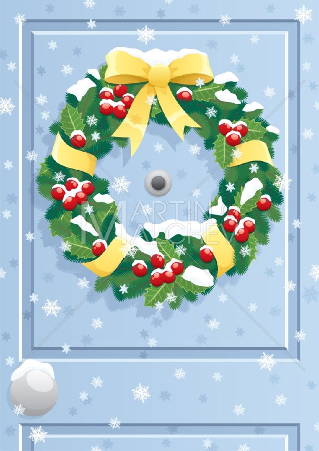 Christmas Wreath Clip Art Animated