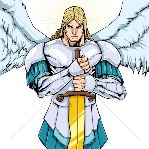 Archangel Michael Portrait - Etsy
