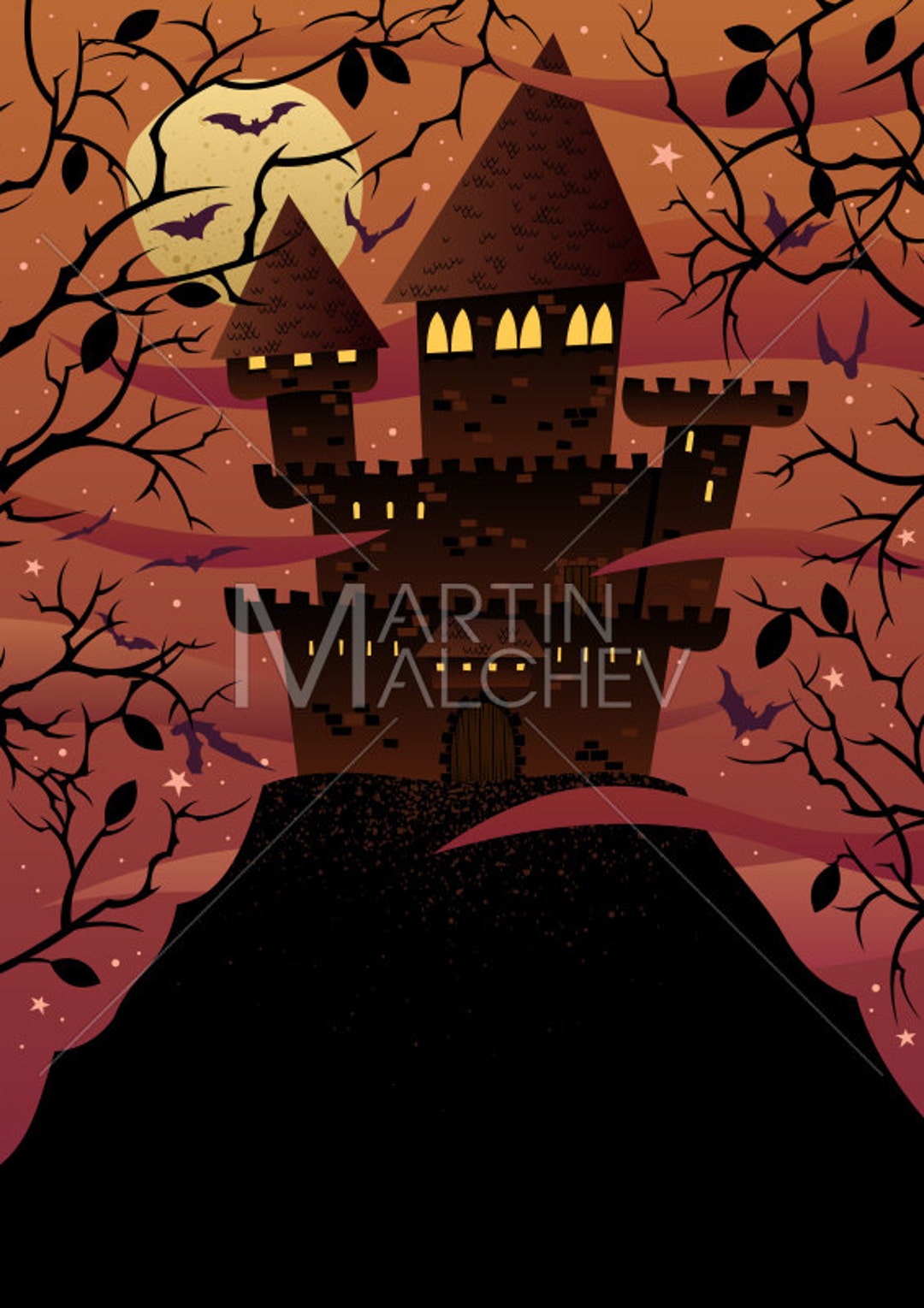 Scary Cartoon Castles