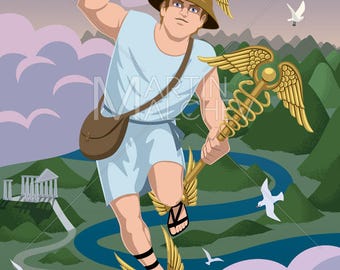 Greek Messenger God - Etsy