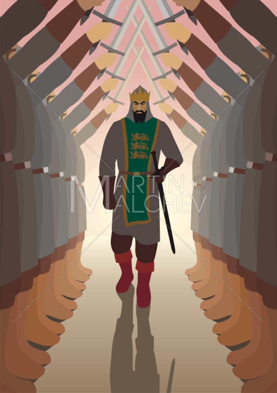 Victor Vector Cartoon Illustration. King Tsar Emperor - Etsy