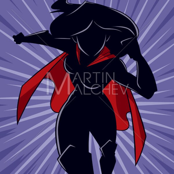 Super Hero Running - Etsy