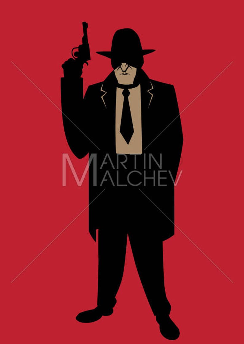 Gangster Vector Cartoon Illustration. Mobster, Mob, Thug, Killer ...
