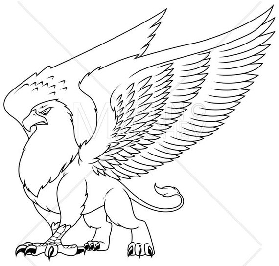 Simple Gryphon Drawings