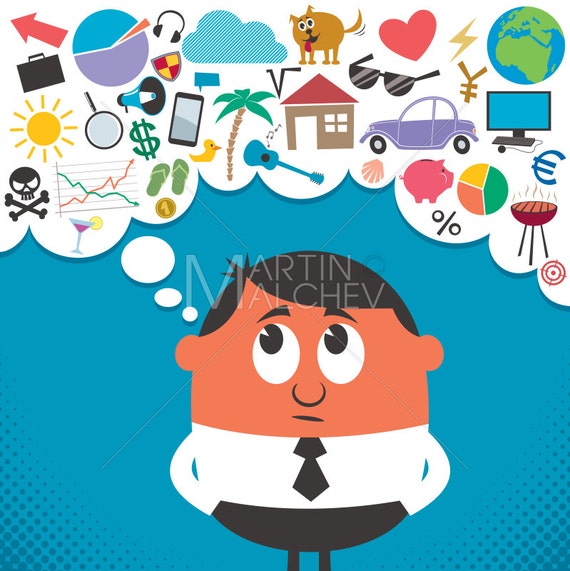 Student Thinking Clip Art