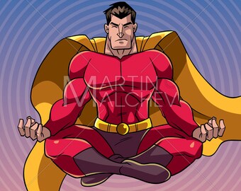 Cartoon Yoga Vector - Etsy