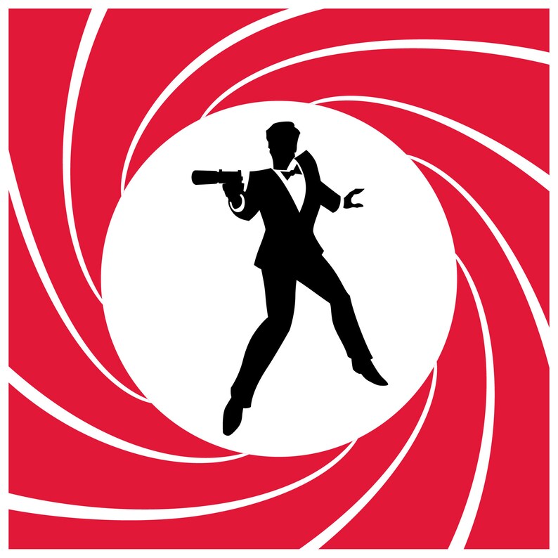 Espía Ilustración de dibujos animados vectoriales. agente secreto, 007 ...