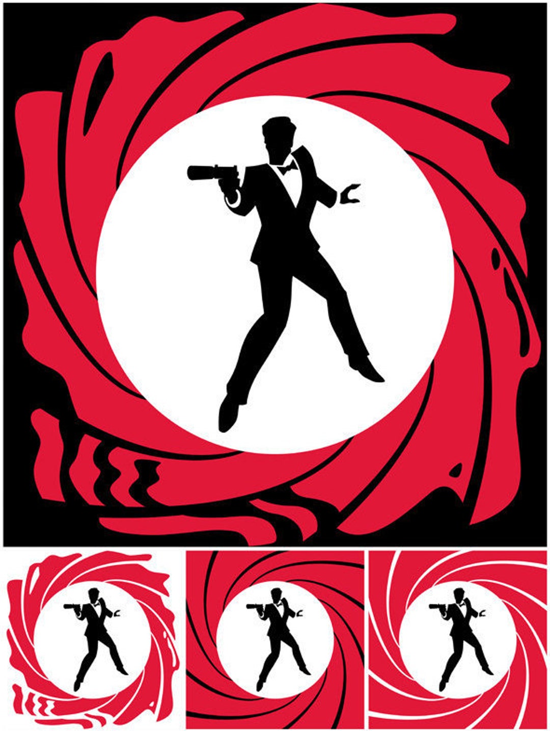 Spy Silhouette Clip Art