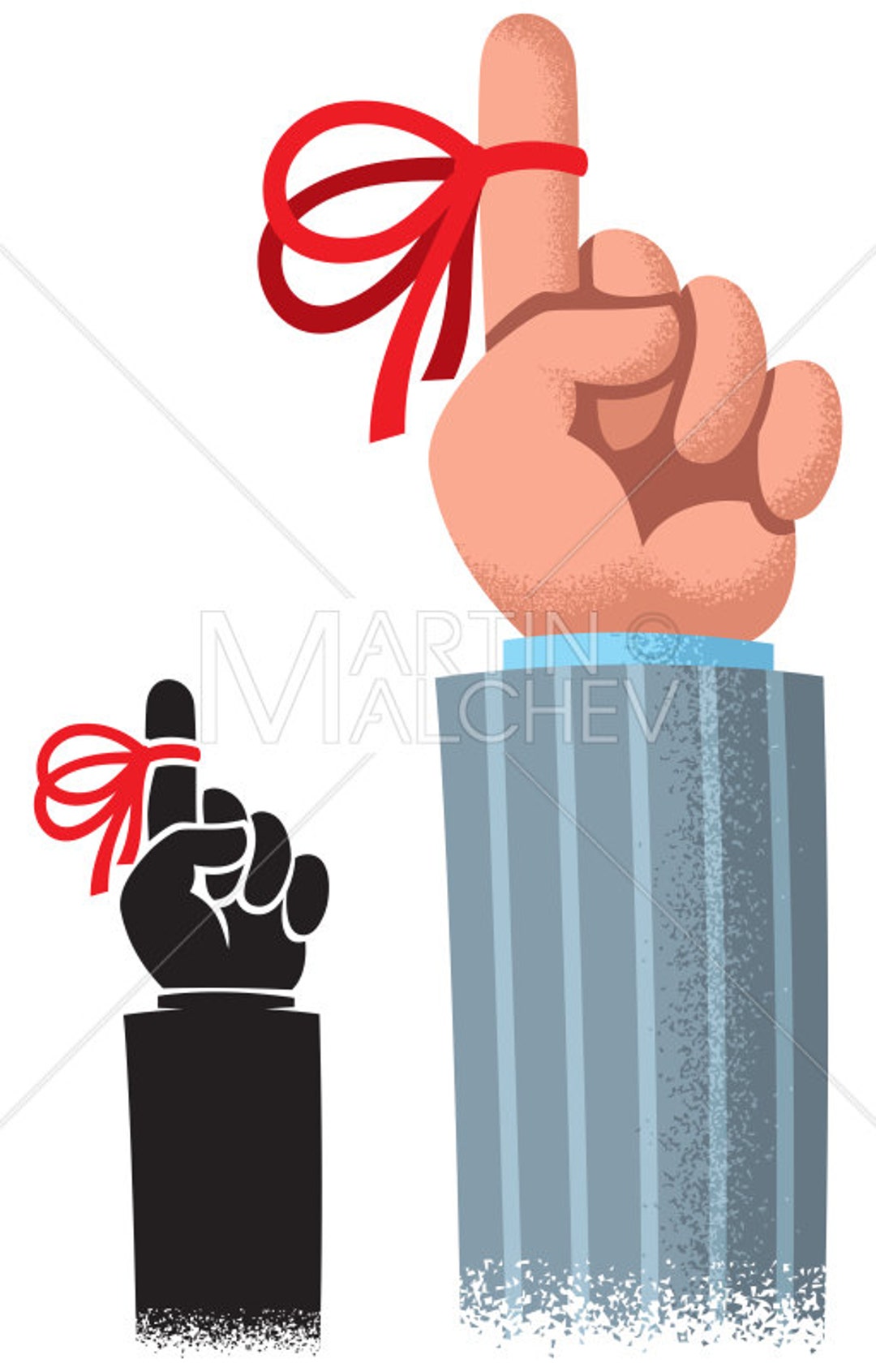 Reminder Finger Vector