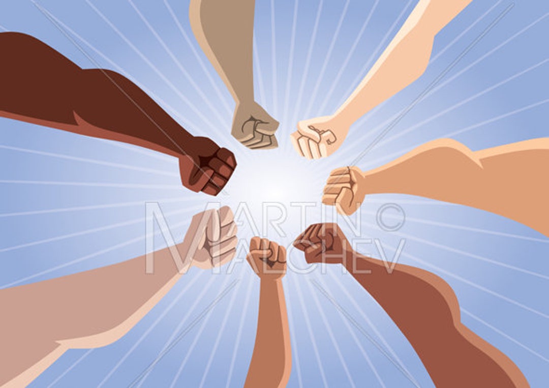 Unity of People Vector Illustration Unity, United, Concept, People ...