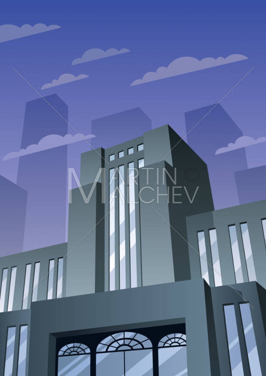 Office Building Inside Cartoon