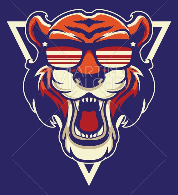 Hipster Triangle Tiger