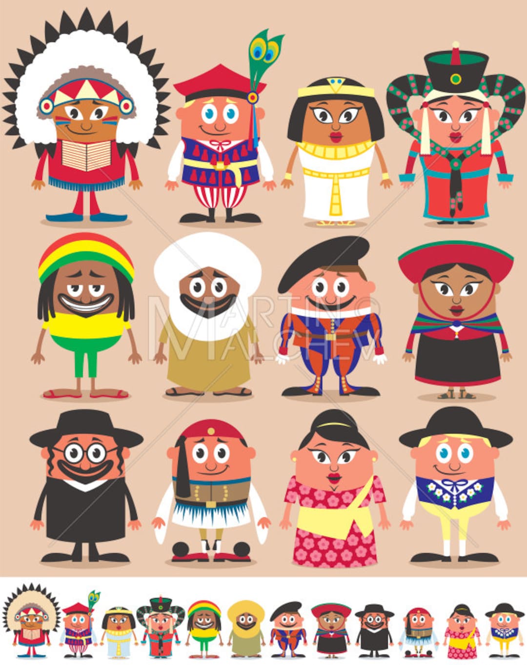 Race And Ethnicity Clip Art