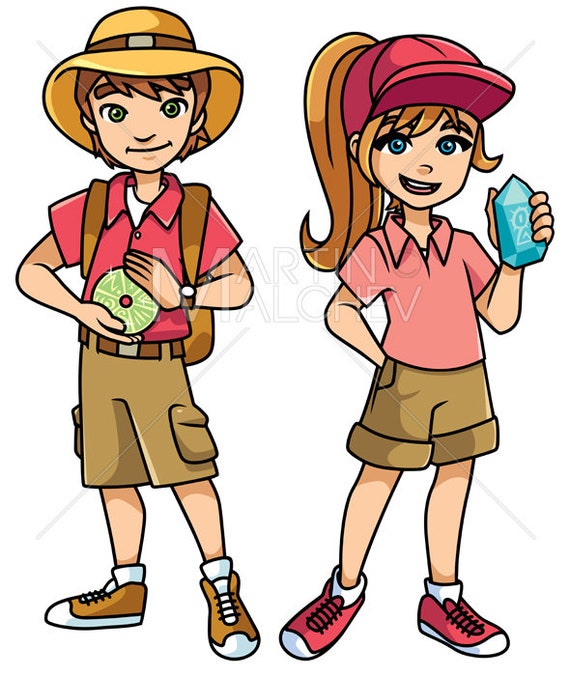 Going On A Quest Clipart Of Children