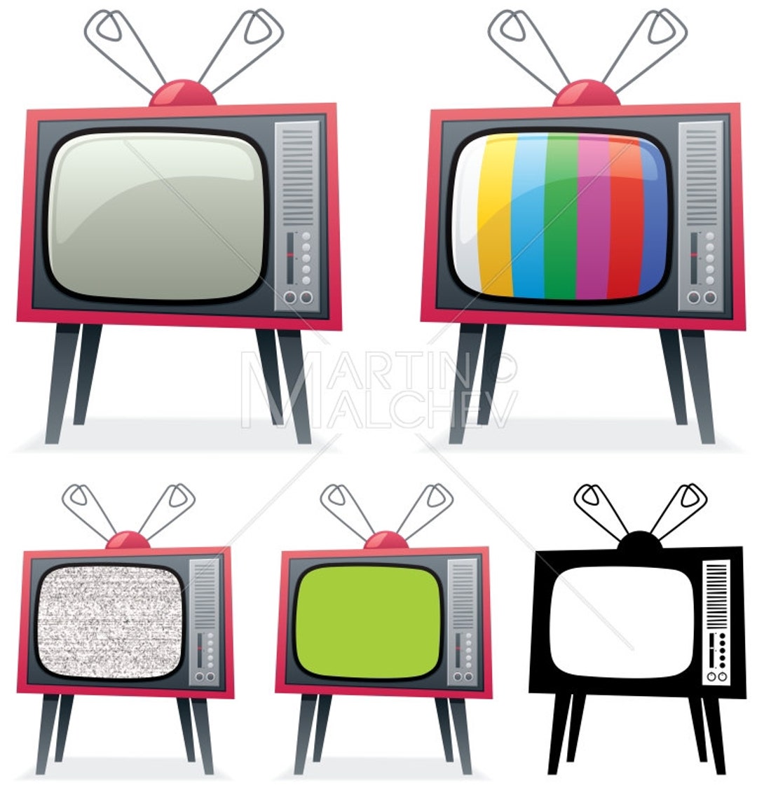 Cartoon Television Set