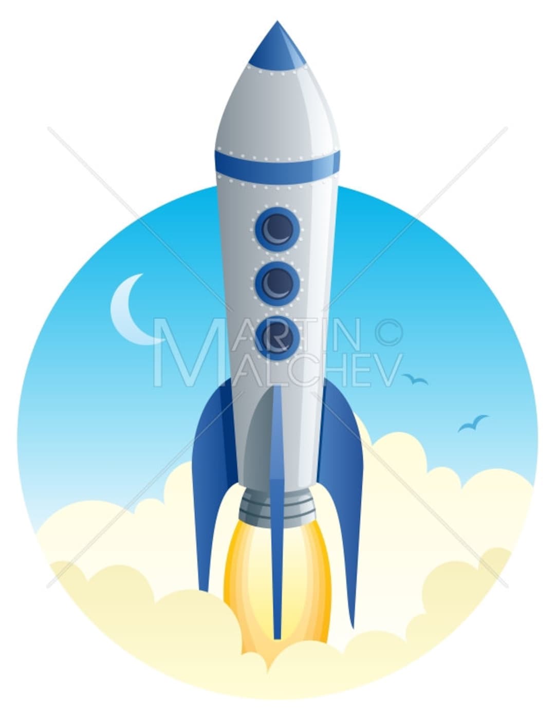 Rocket Launch Vector Cartoon Clipart Illustration. Spaceship, Space ... Rocket Launch Vector Cartoon Clipart Illustration. Spaceship, Space ...
