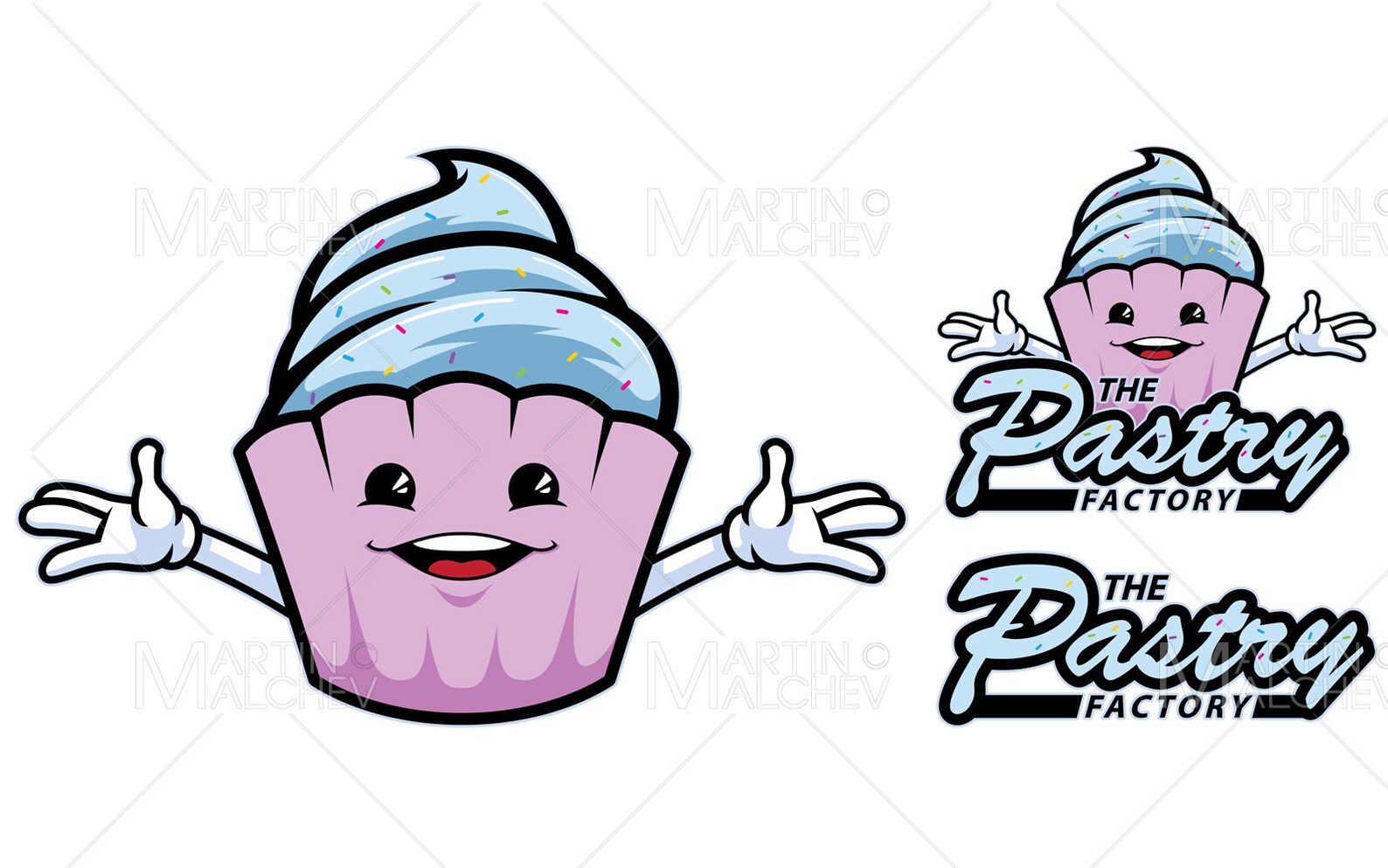 Pastry Shop Mascot Vector Illustration. Pastry, Shop, Store, Mascot ...