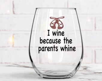 Dance Dancer Gift Personalized Teacher Funny Wine Glass - Etsy