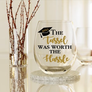 Graduation Wine Glass Graduation Gift Class Of 2021 Grad | Etsy