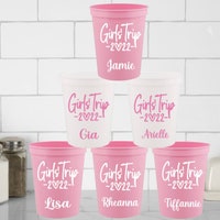 Girls Trip / Custom Name / Girls Trip Gifts / Girls Trip Cups / 22oz ...