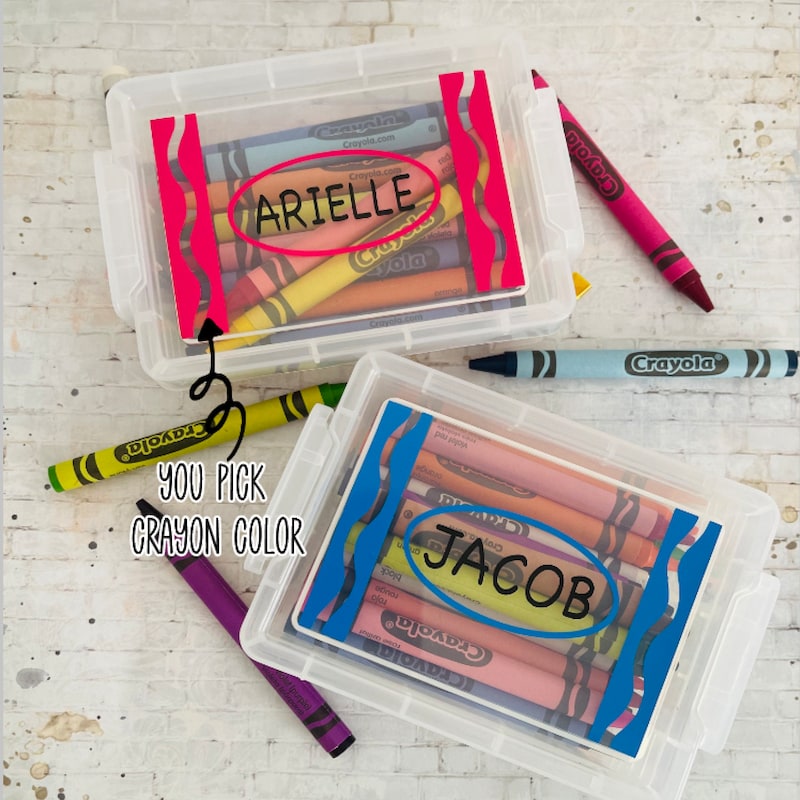 Personalized Crayons - Etsy