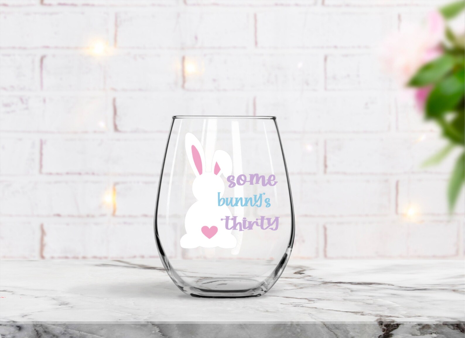 Personalized Wine Glass, Easter Basket Stuffers, Easter Gift, Adult ...