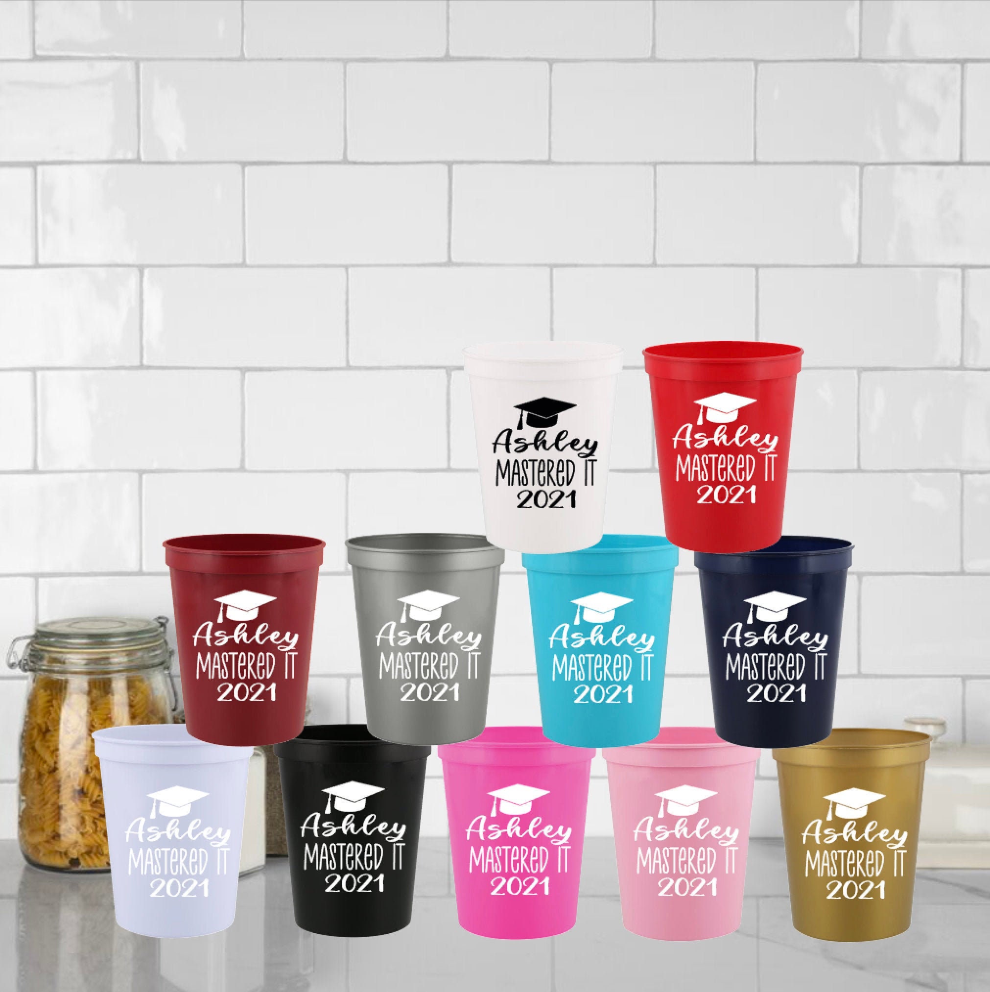 Mastered It Cup Graduation Cup Graduation Favor Class Of | Etsy