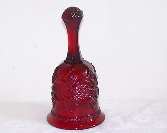 Avon Ruby Red Glass | Etsy