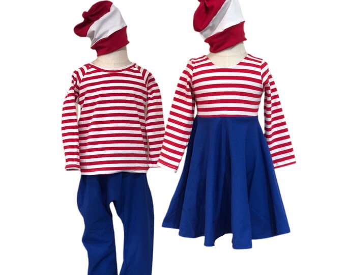 Handmade Waldo-inspired Wenda and Waldo Baby Crochet Outfit/costume ...