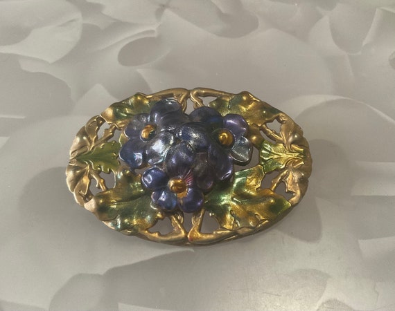 Oval. Flower Bouquet - Gem