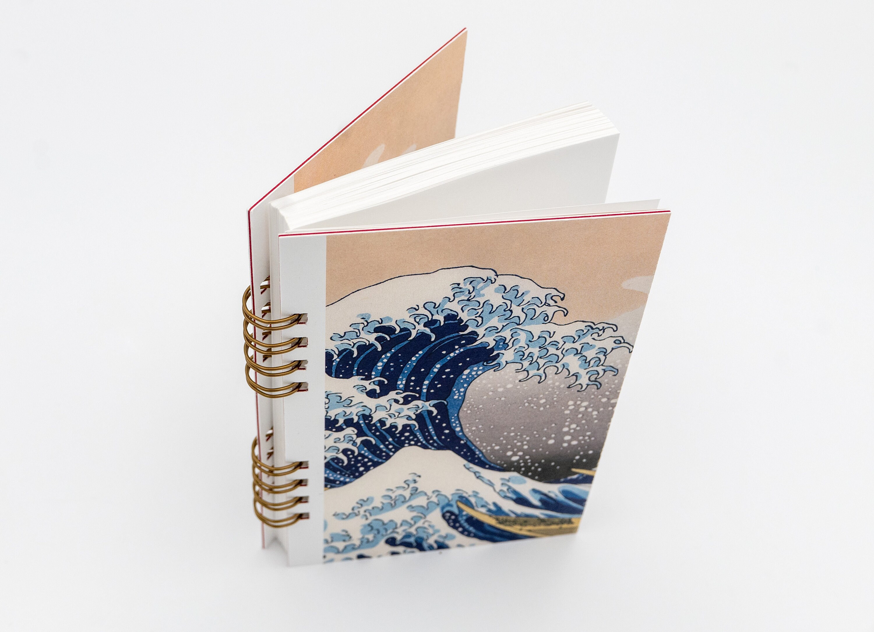 Japanese Handmade Spiral Notebook With Prints by Hokusai, Hiroshige ...
