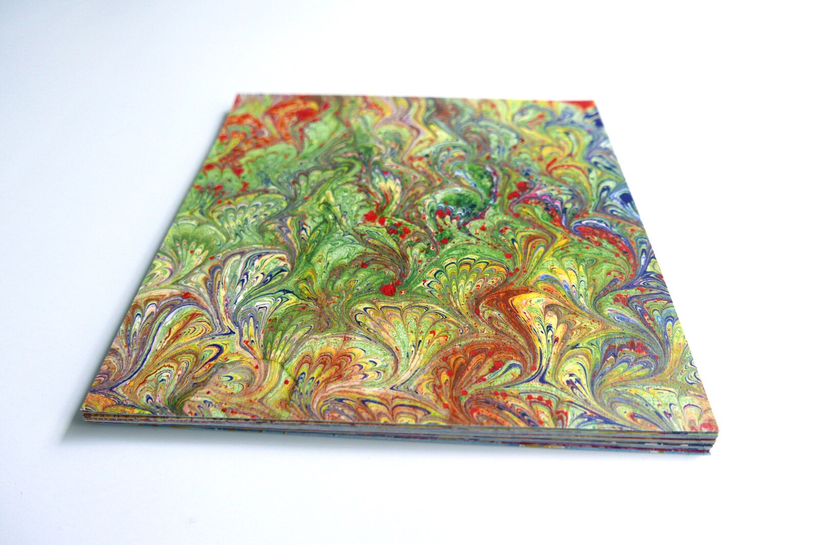 Marbled Origami Paper - 15x15cm - 40 Sheets 40 Patterns - Special Kit ...
