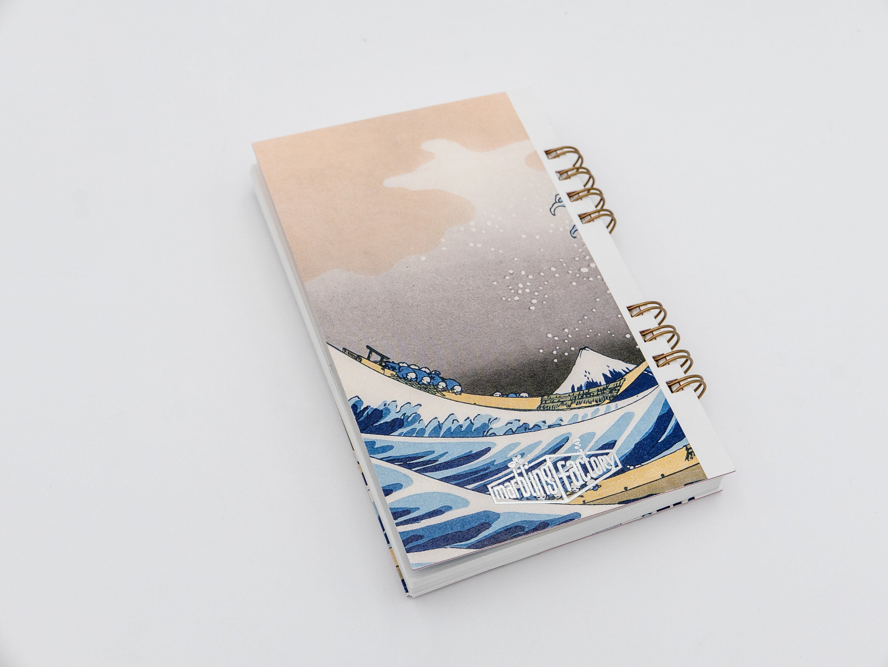 Japanese Handmade Spiral Notebook With Prints by Hokusai, Hiroshige ...