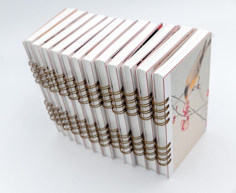 Japanese Handmade Spiral Notebook With Prints by Hokusai, Hiroshige ...