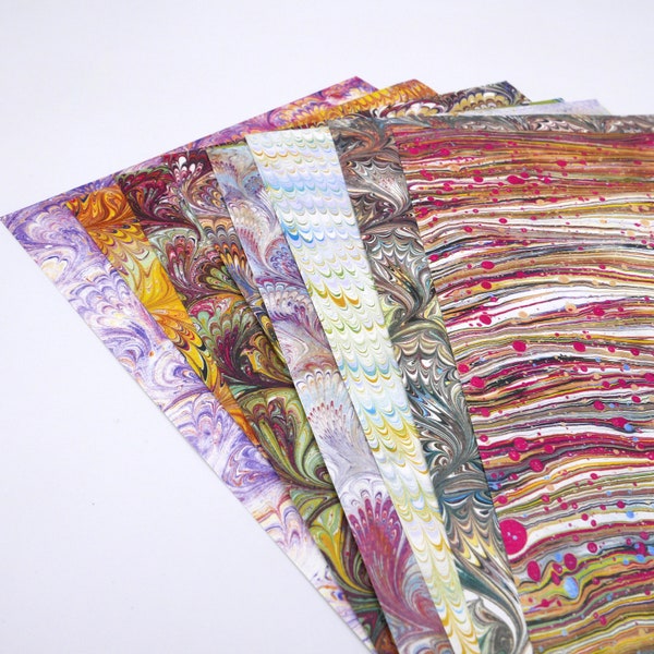Marbled Paper - Etsy