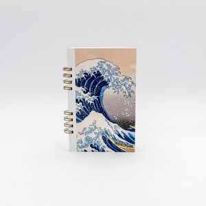 Japanese Handmade Spiral Notebook With Prints by Hokusai, Hiroshige ...