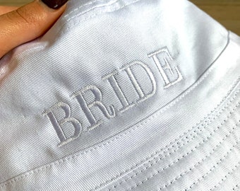 Bride Bucket Hat, Babe Hat, Custom Bucket Hat, Bachelorette Party Hats ...
